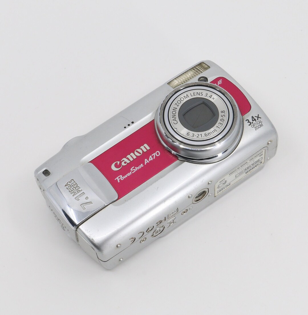 Y2K Canon Powershot A470 Digital Camera zoom is Louder of Old Age - Etsy
