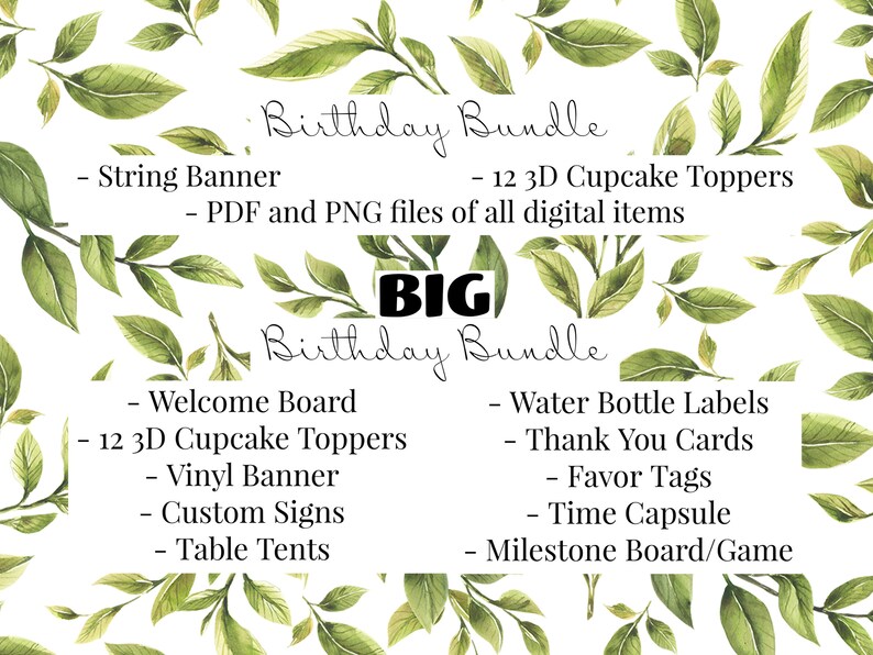 Birthday Bundle - Etsy