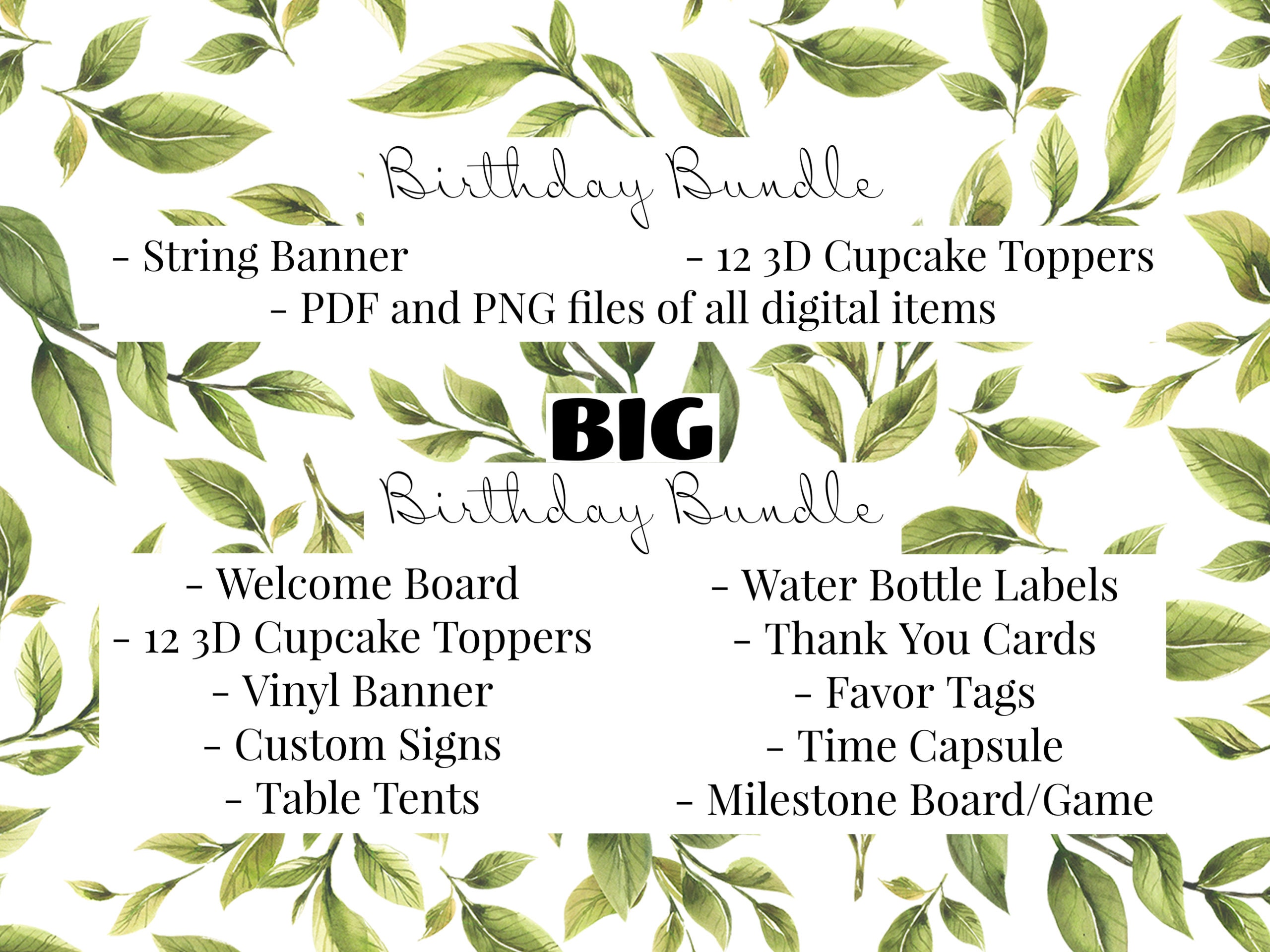 Birthday Bundle - Etsy