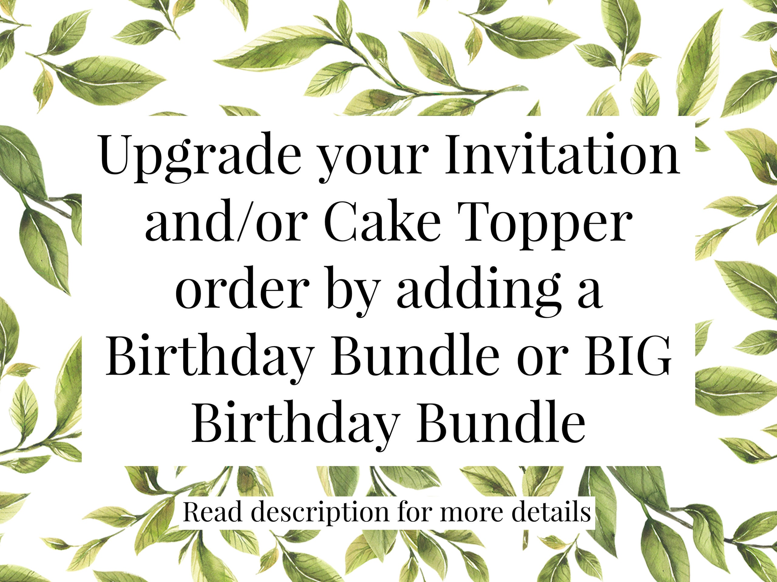 Birthday Bundle - Etsy