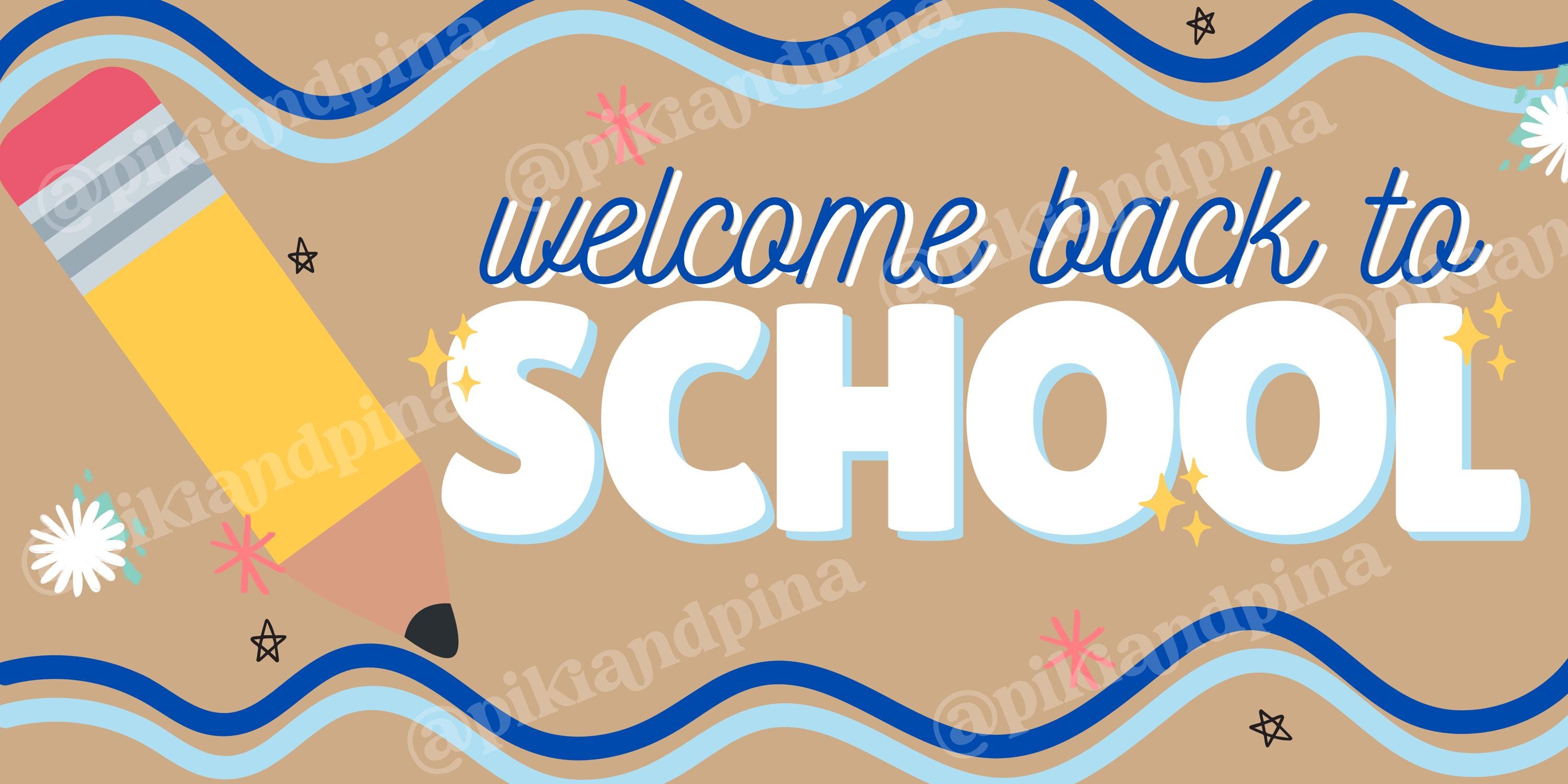 Editable Welcome Banner Template: Classroom Door Sign (canva, Digital ...