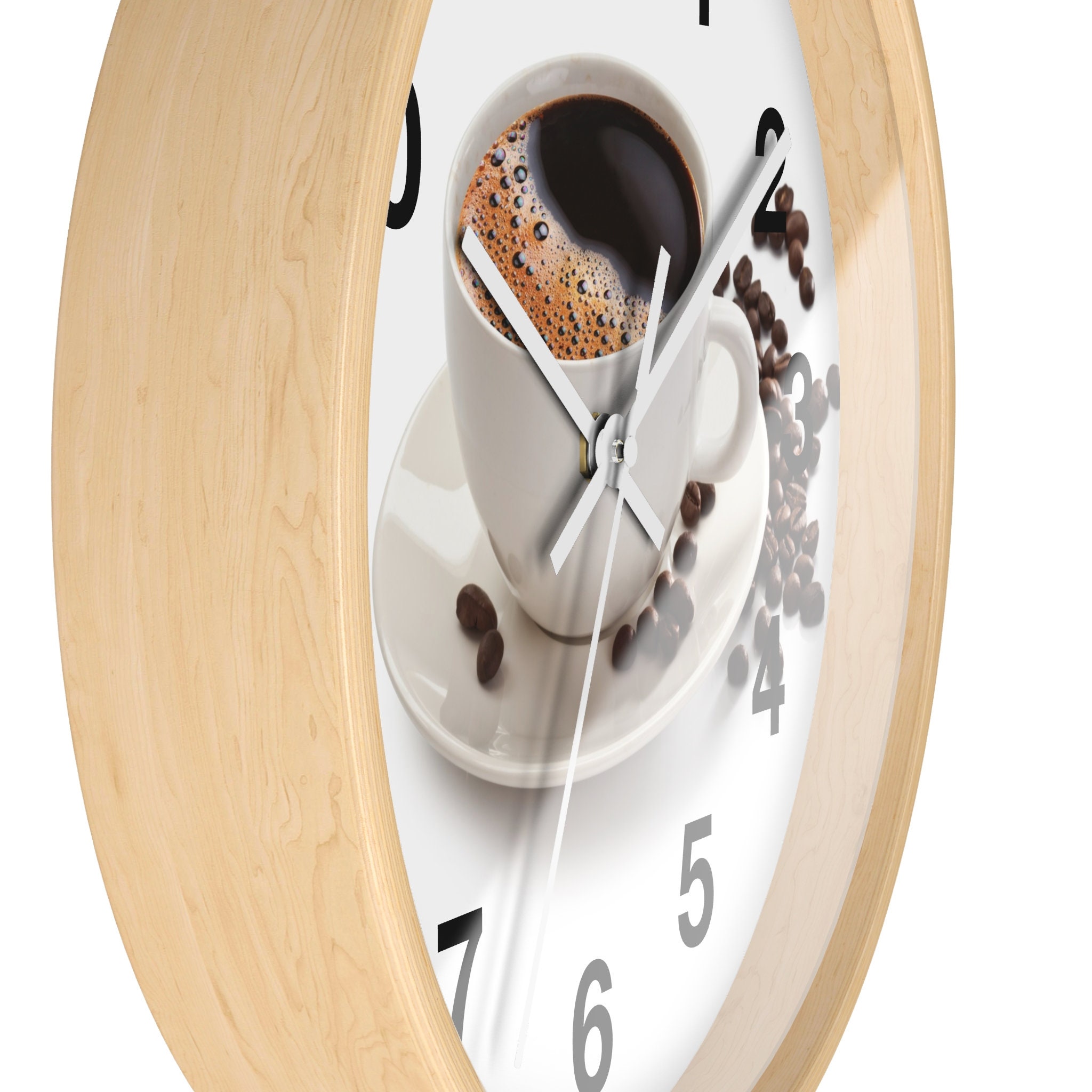 Coffee Time Wall Clock - Etsy