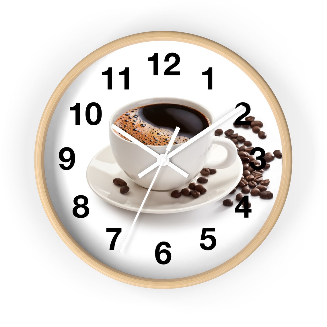 Coffee Time Wall Clock - Etsy