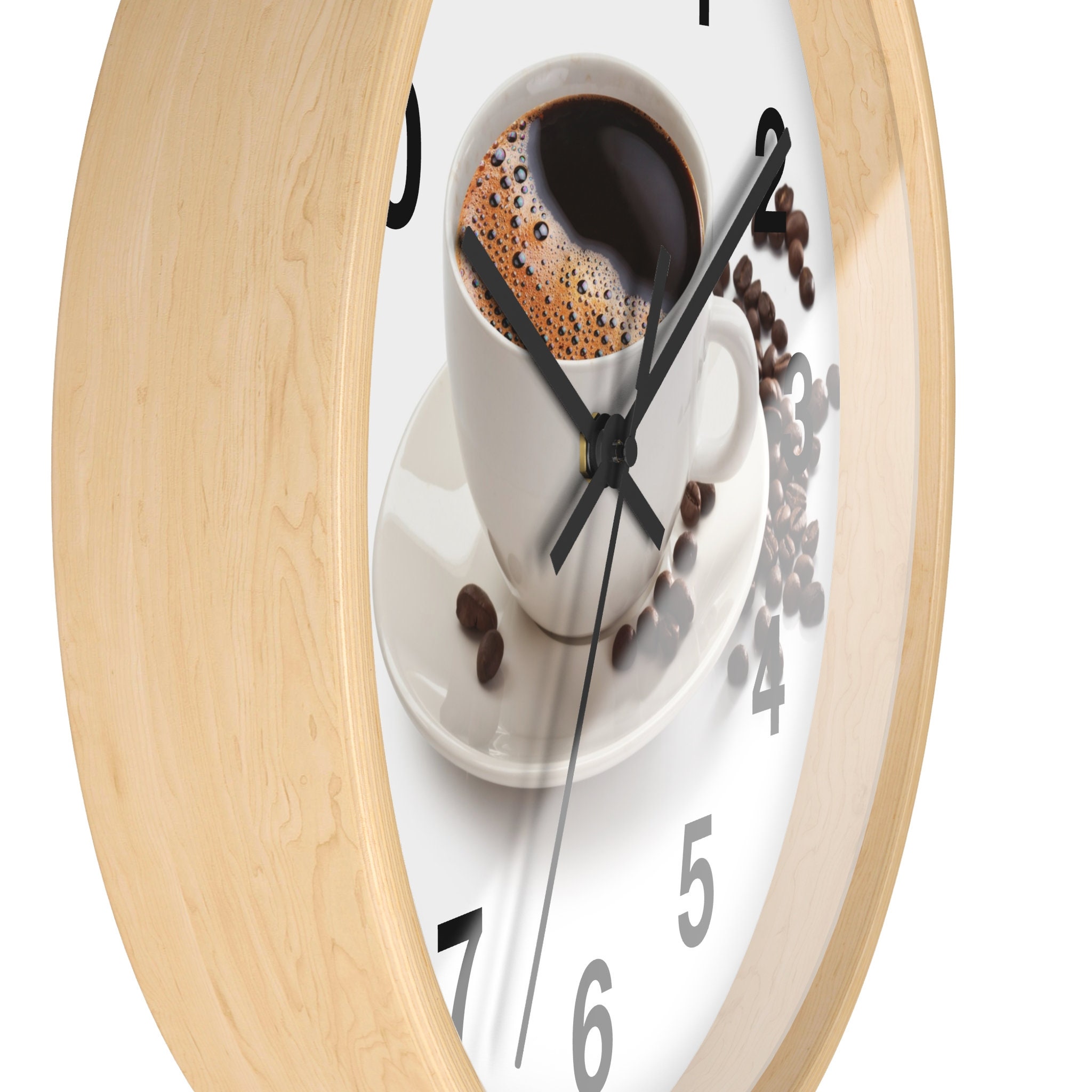 Coffee Time Wall Clock - Etsy
