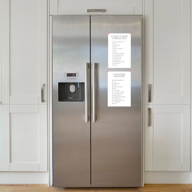 Cabin Crew Checklist Before Work - Etsy