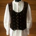Brown Velor Vintage Vest for Women, Size M, L - Etsy