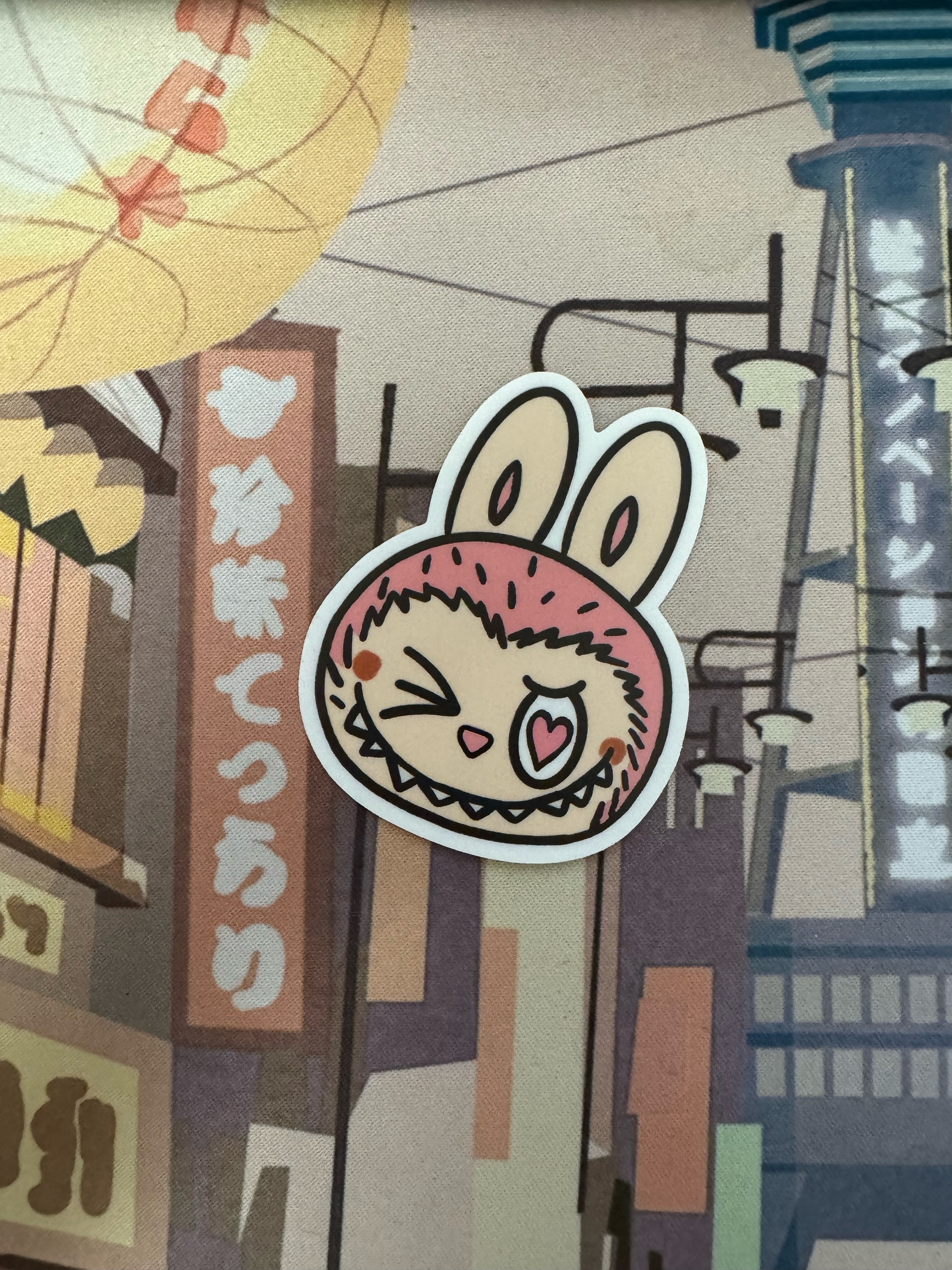 Labubu Love Pop Mart Sticker - Etsy