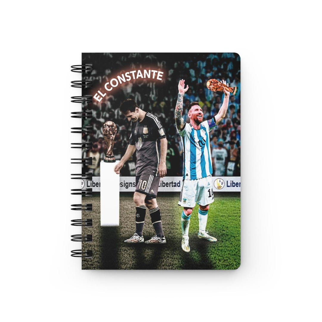 El Constante Lionel Messi Argentina Notebook, Retro Messi Fan, Messi ...