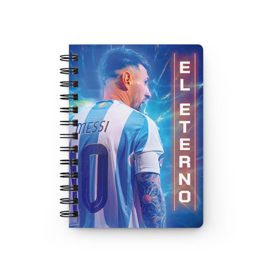 El Eterno Lionel Messi Argentina Notebook, Retro Messi Fan, Messi Lover ...