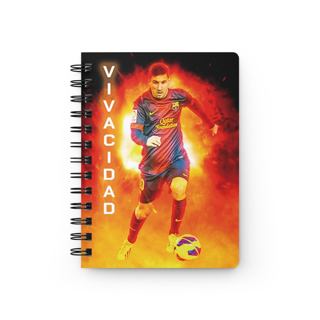 Vivacidad Lionel Messi Argentina Notebook, Retro Messi Fan, Messi Lover ...
