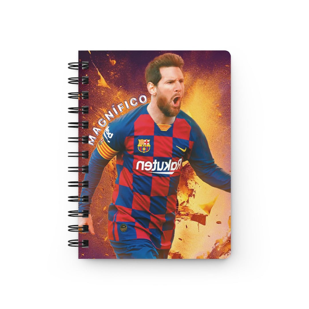 Magnifico Lionel Messi Argentina Notebook, Retro Messi Fan, Messi Lover ...