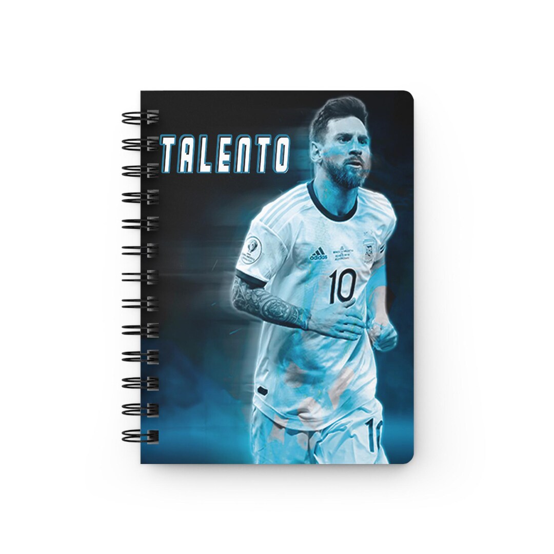 Talento Lionel Messi Argentina Notebook, Retro Messi Fan, Messi Lover ...