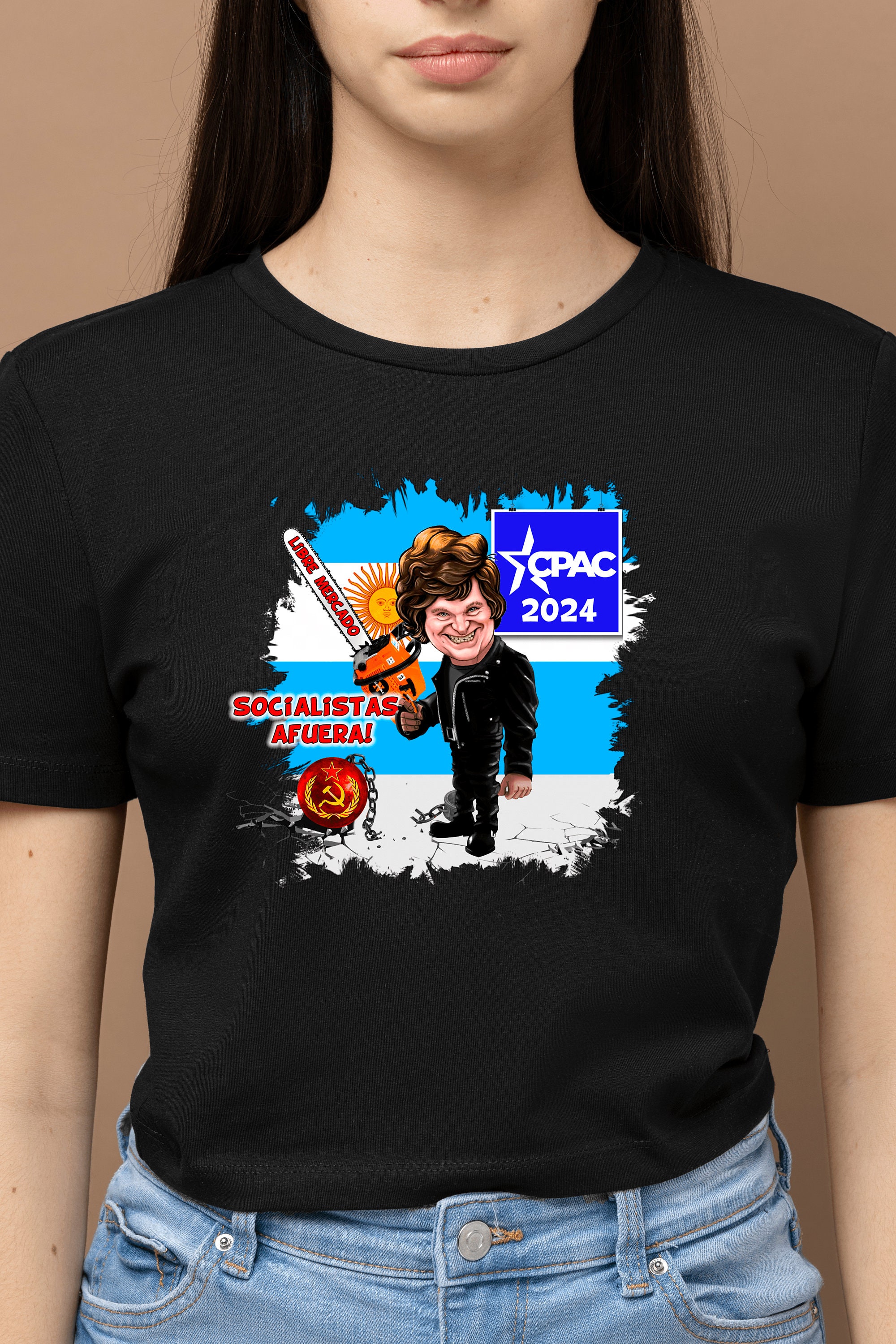 Milei CPAC 2024 Shirt, Milei Shirt, Milei Merch, Milei 2025, Milei Fan ...