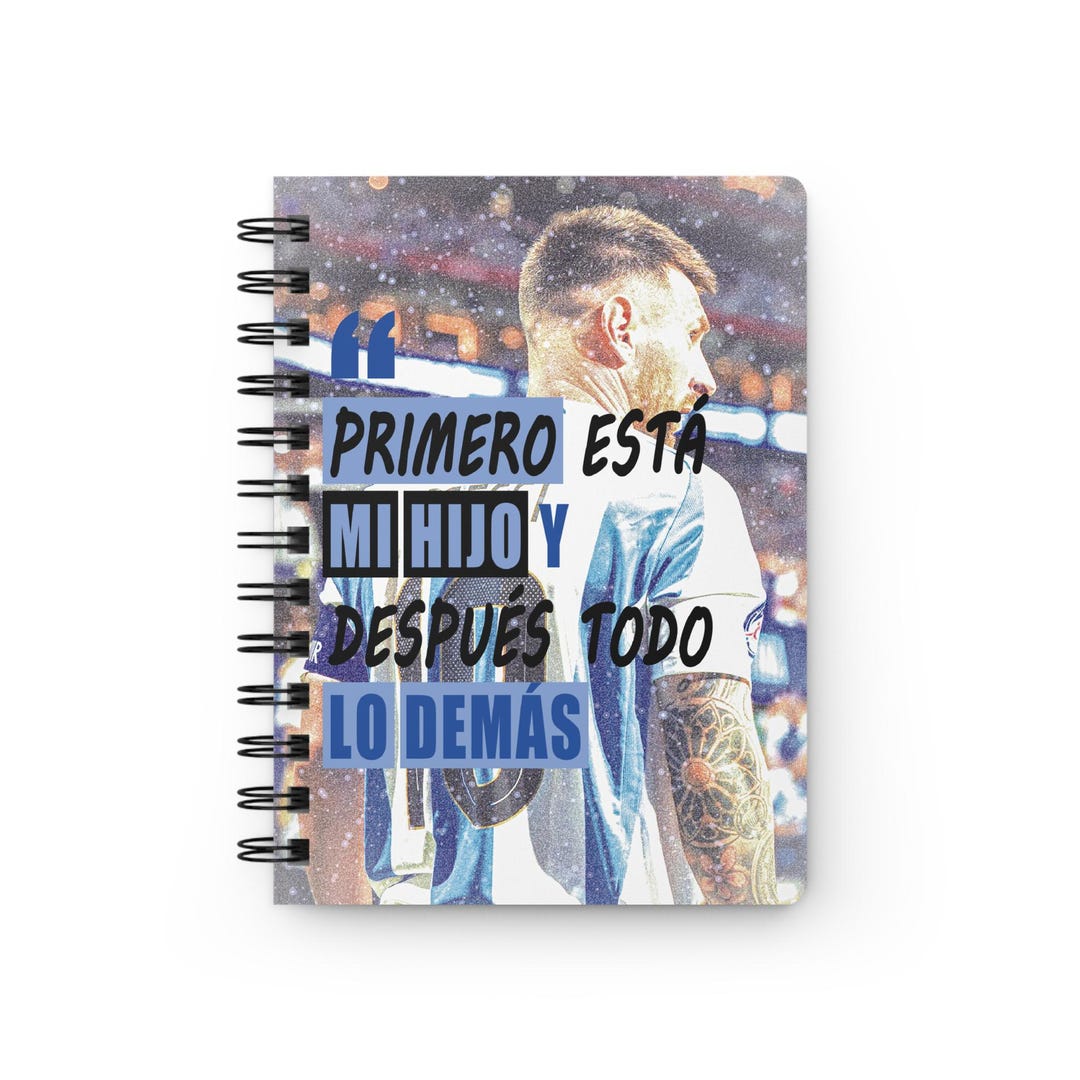Primero Mi Hijo Lionel Messi Argentina Notebook, Retro Messi Fan, Messi ...