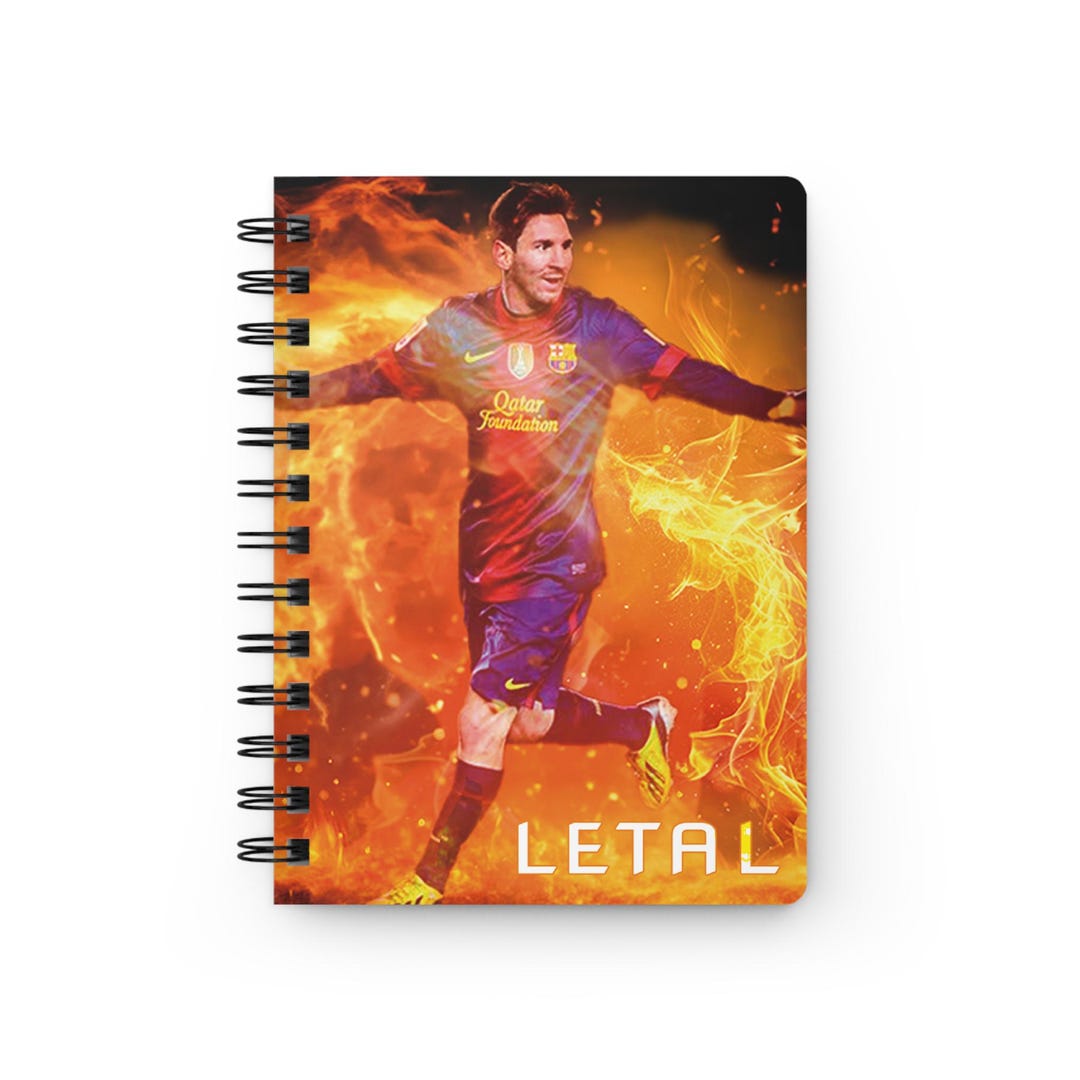 Letal Lionel Messi Argentina Notebook, Retro Messi Fan, Messi Lover ...