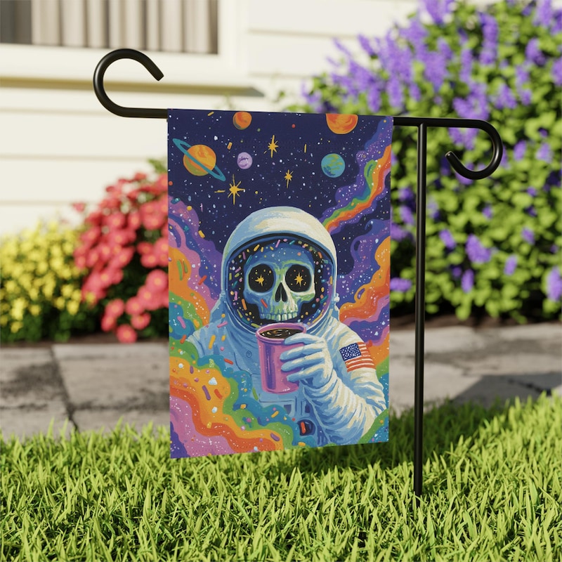 Astronaut House Flag - Etsy