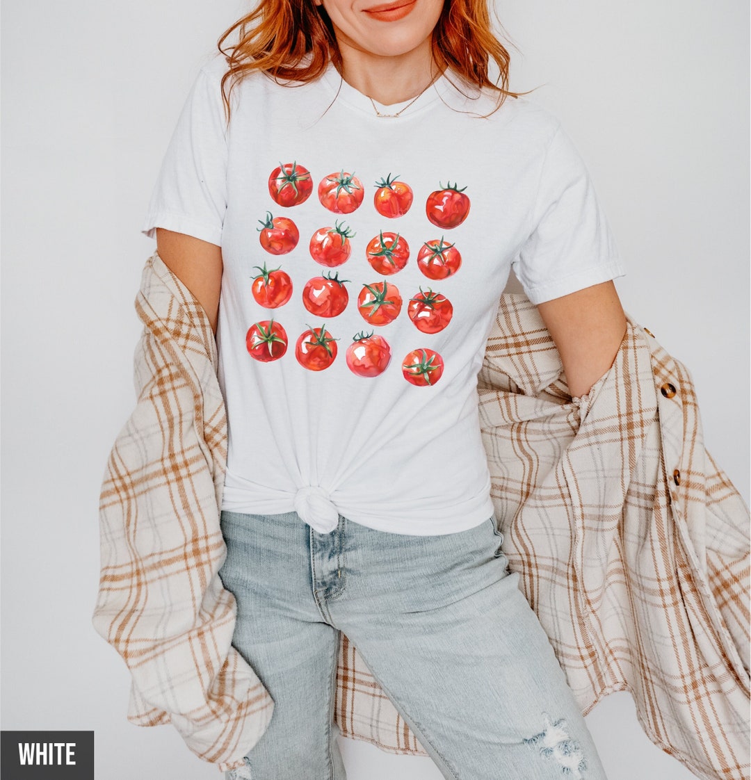 Tomatoes Shirt, Comfort Colors Shirt, Tomato Shirt, Vegetable Tee, Gardening Shirt, Farmer's ...