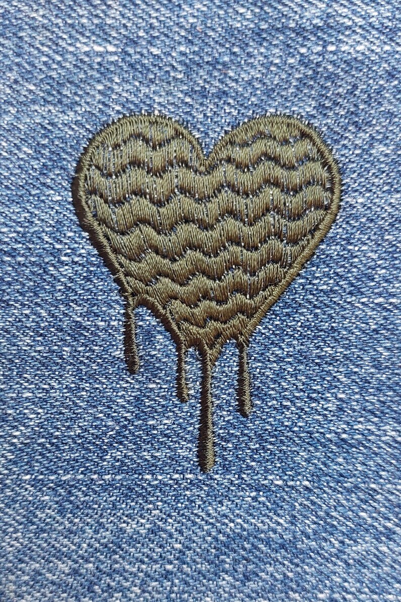 Melting Heart Machine Embroidery Design Heart Cute Embroidery Machine ...