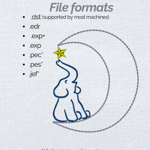 Simple Elephant Embroidery Design Elephant Embroidery Machine Design ...