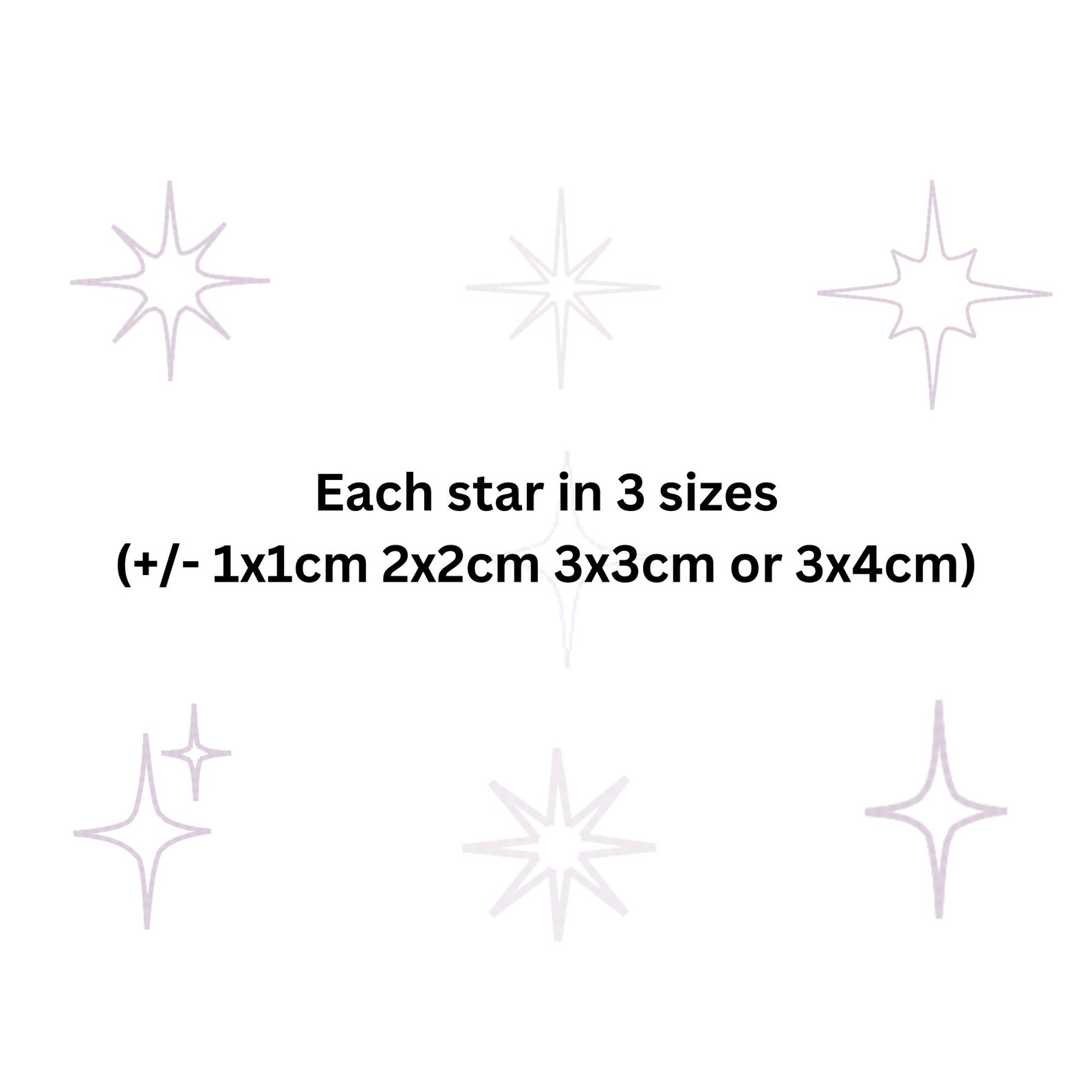 Small Stars Embroidery Bundle With Small Stars Embroidery Designs for ...