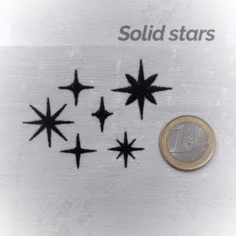 Mini Stars Embroidery Bundle With Small Stars Embroidery Designs for ...
