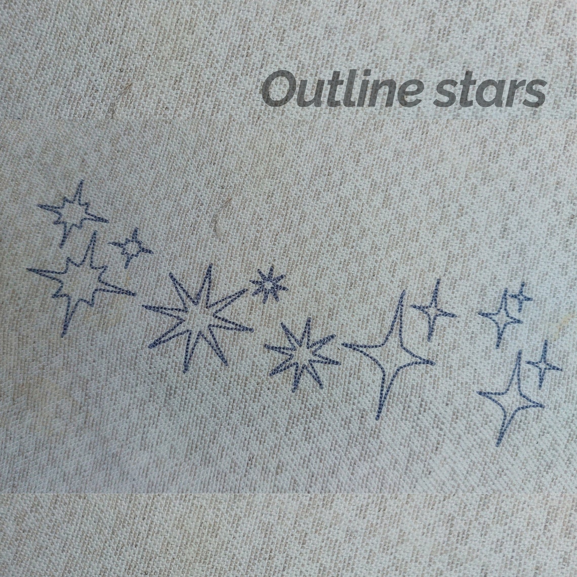 Mini Stars Embroidery Bundle With Small Stars Embroidery Designs for ...