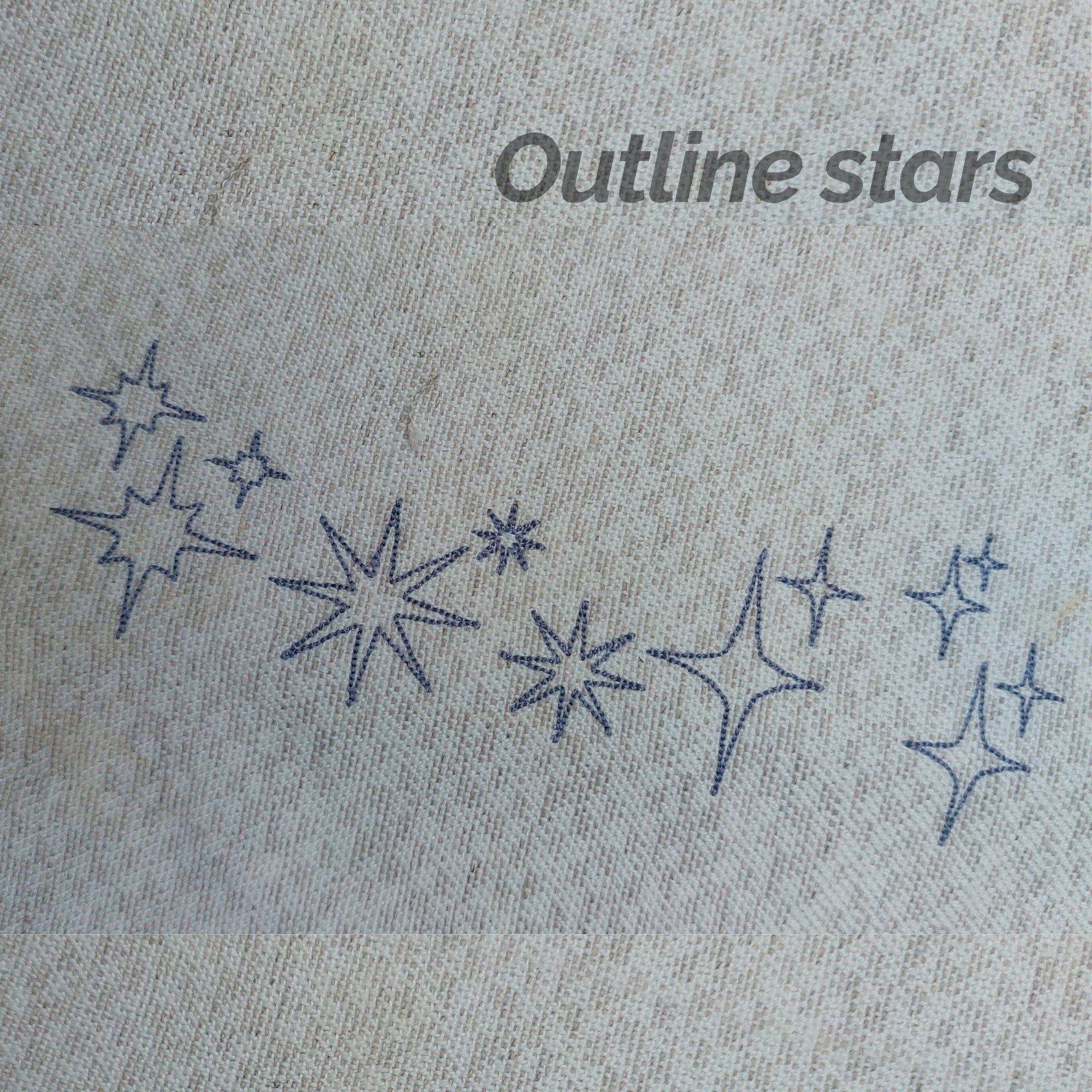 Mini Stars Embroidery Bundle With Small Stars Embroidery Designs for ...