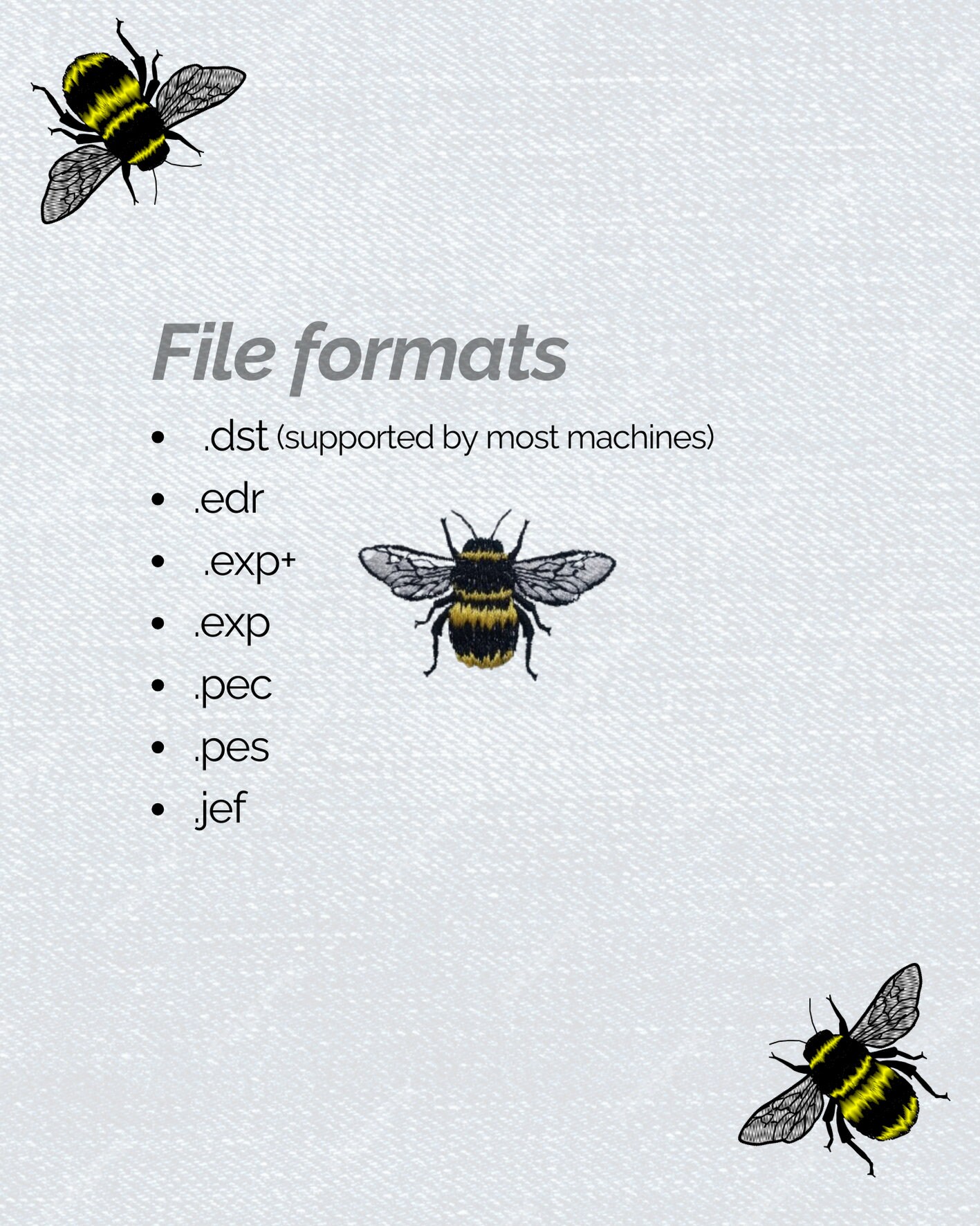 Bee Embroidery Design Bee Machine Embroidery Design Bee Embroidery File Positivity Embroidery ...