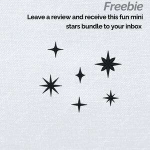 Small Stars Embroidery Bundle With Small Stars Embroidery Designs for ...