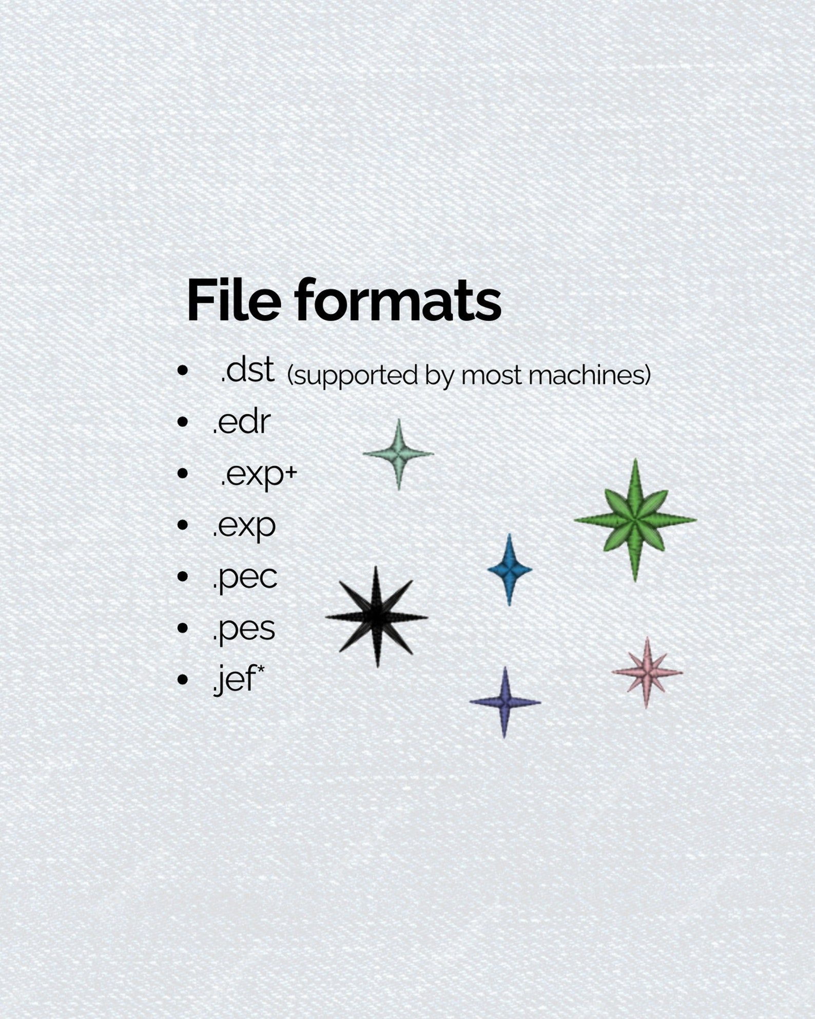 Pride Embroidery Design Bundle With Small Stars Pride Embroidery Files ...