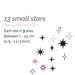 Mini Stars Embroidery Bundle With Small Stars Embroidery Designs for ...