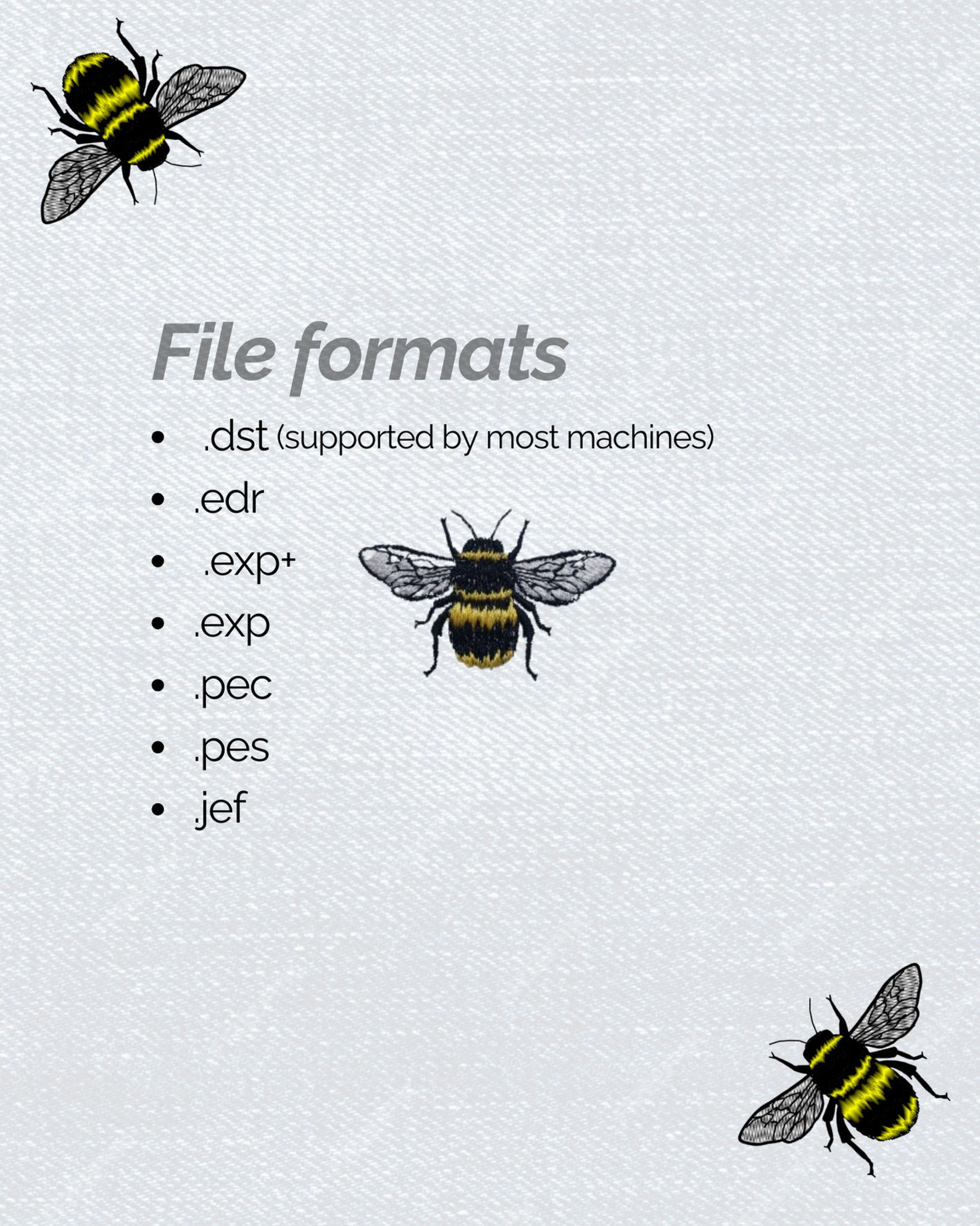 Cute Bee Embroidery Design Bee Machine Embroidery Design Bee Embroidery ...