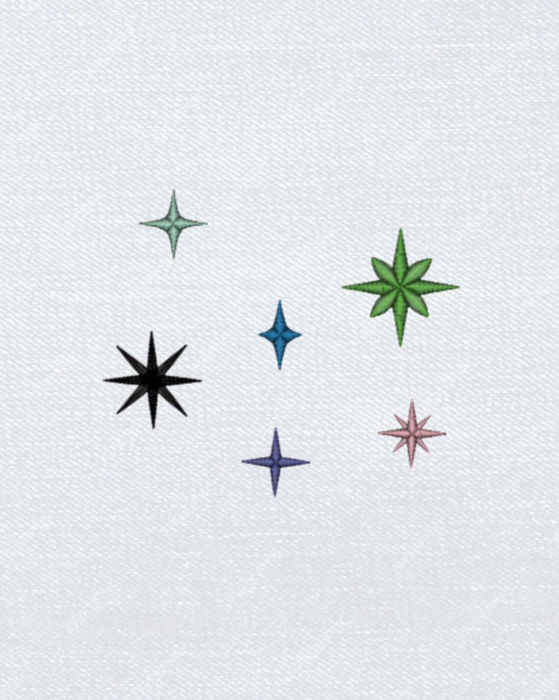 Pride Embroidery Design Bundle With Small Stars Pride Embroidery Files ...