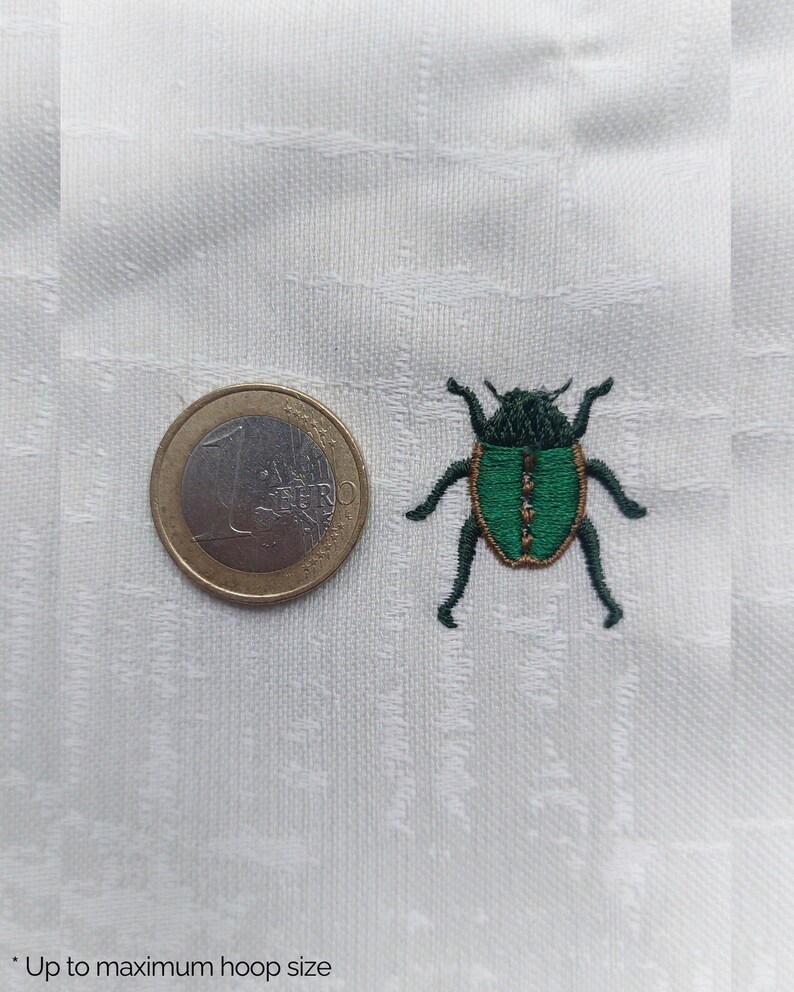 Beetle & Bee Embroidery Design Beetle Machine Embroidery Design Bee ...