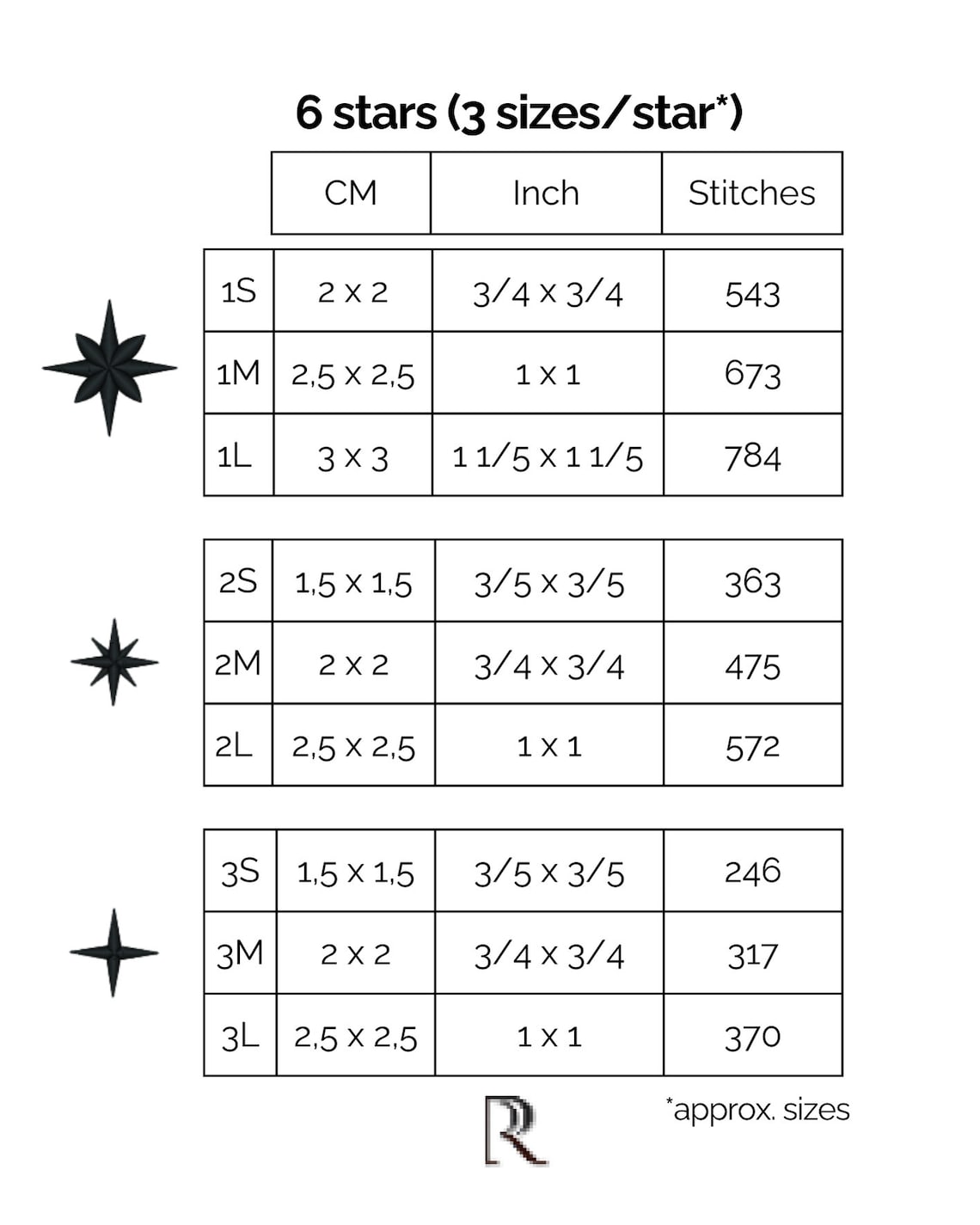 Pride Embroidery Design Bundle With Small Stars Pride Embroidery Files ...