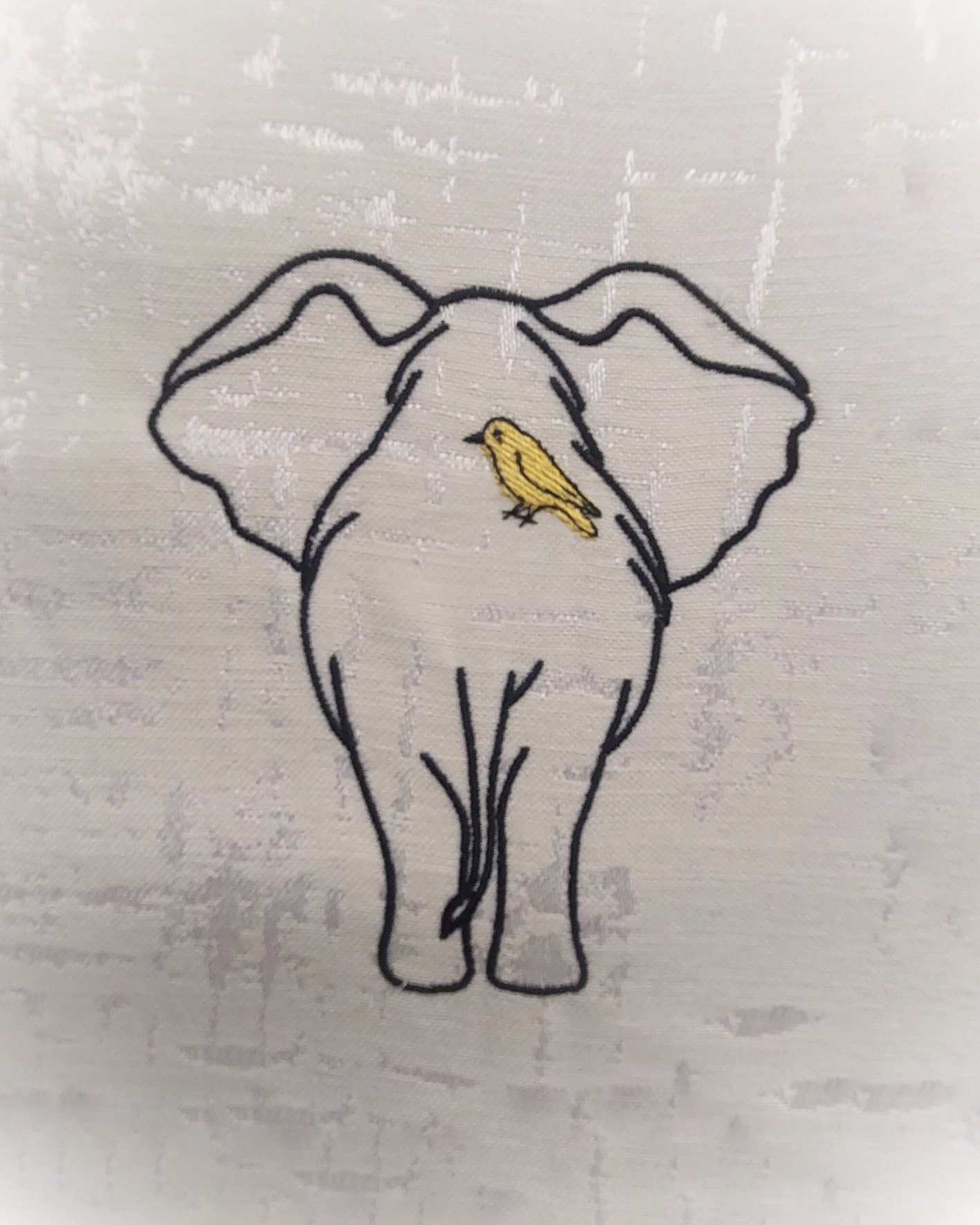 Elephant Back Embroidery Design Elephant Back Side Machine Embroidery ...