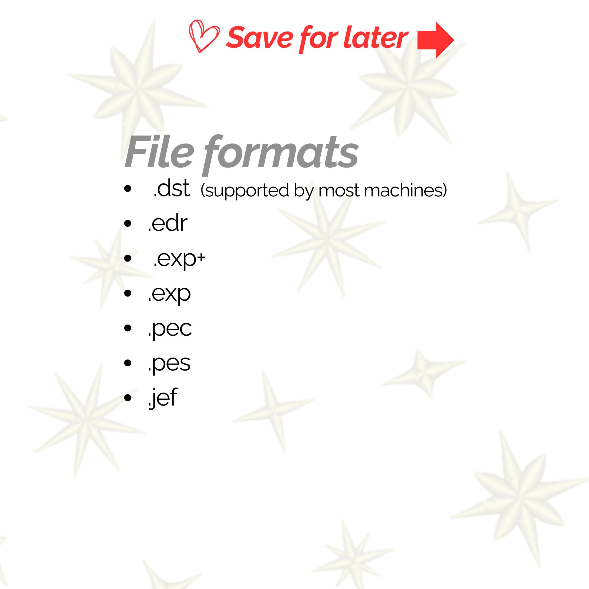 Mini Stars Embroidery Bundle With Small Stars Embroidery Designs for ...