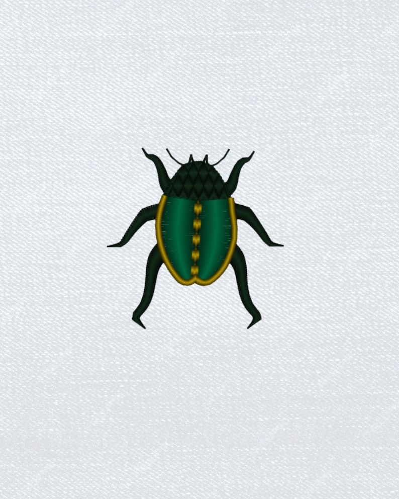 Beetle Embroidery Design Beetle Machine Embroidery Design Insect ...
