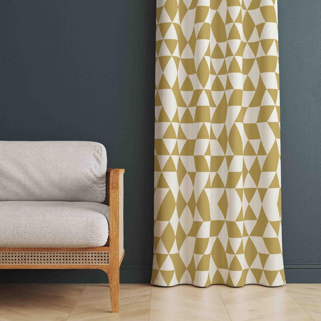 Boho Decor Window Curtain, Bohemian Boho Print Curtains, Bohemian ...