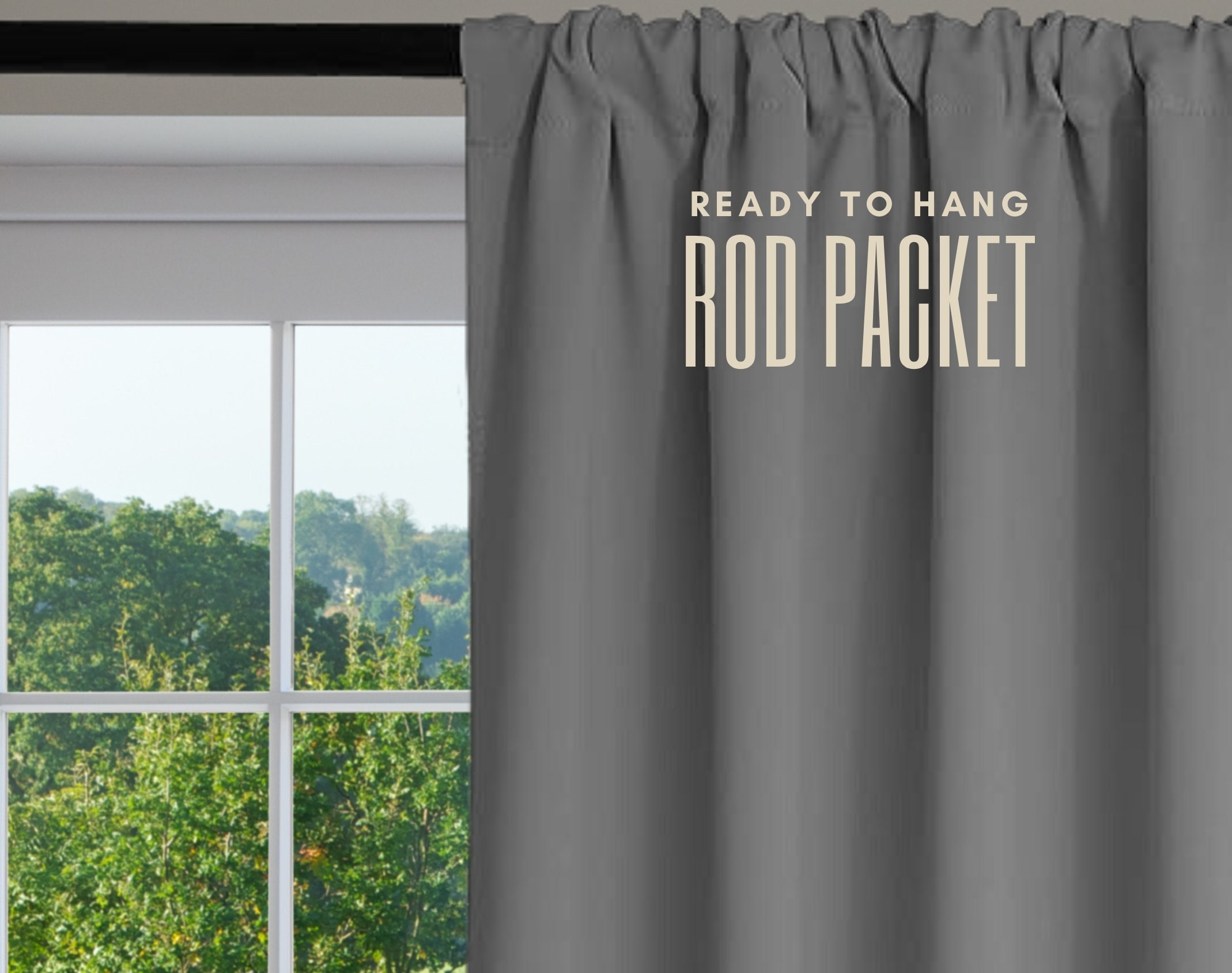 Ethnic Decor Window Curtain, Tribal Patterned Window Drapes, Colorful ...