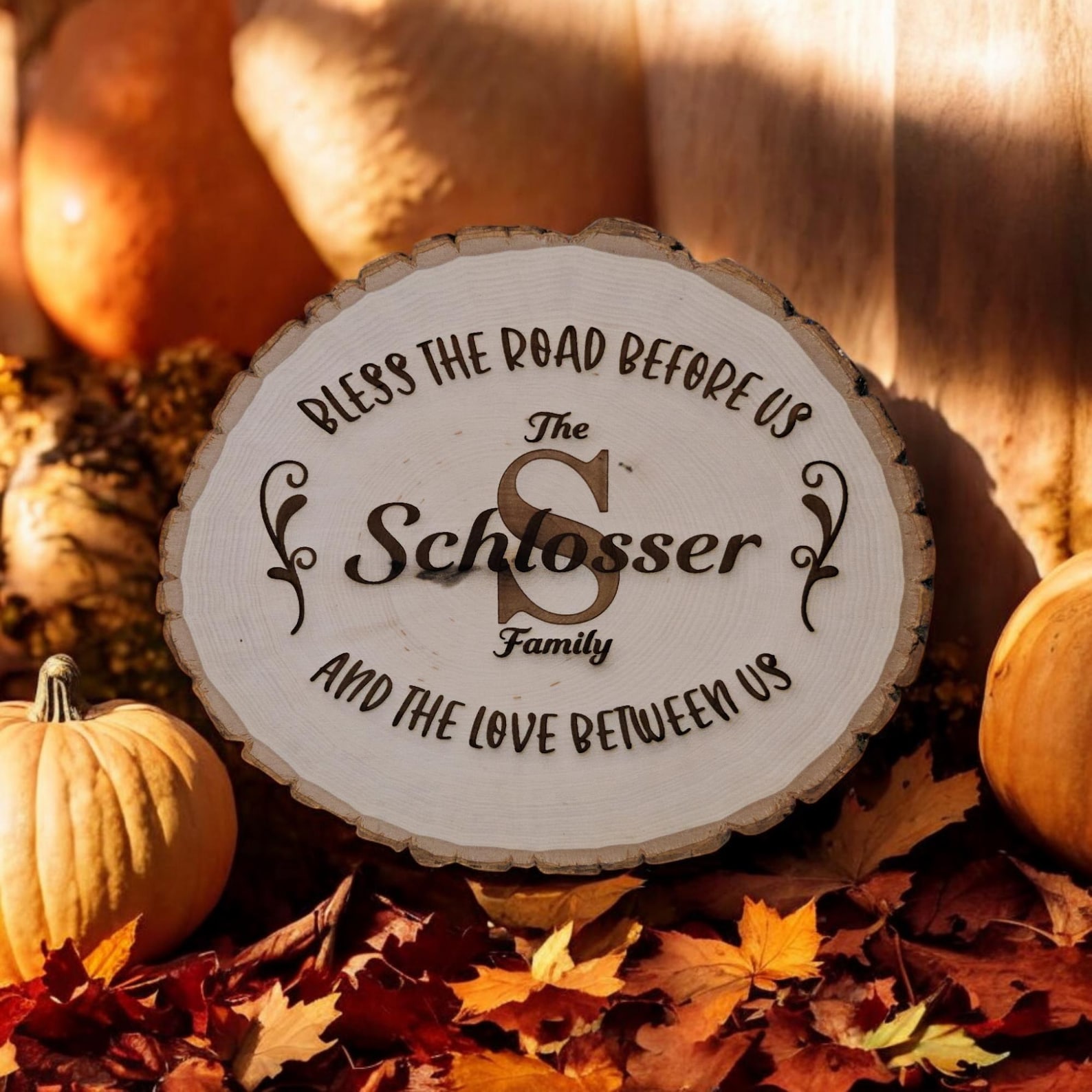 Personalized Laser Engraved Name Signs Live Edge Basswood Multiple ...