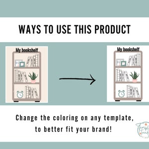 Bookstagram Canva Templates, Book Lover Social Media Kit, Book Blogger ...