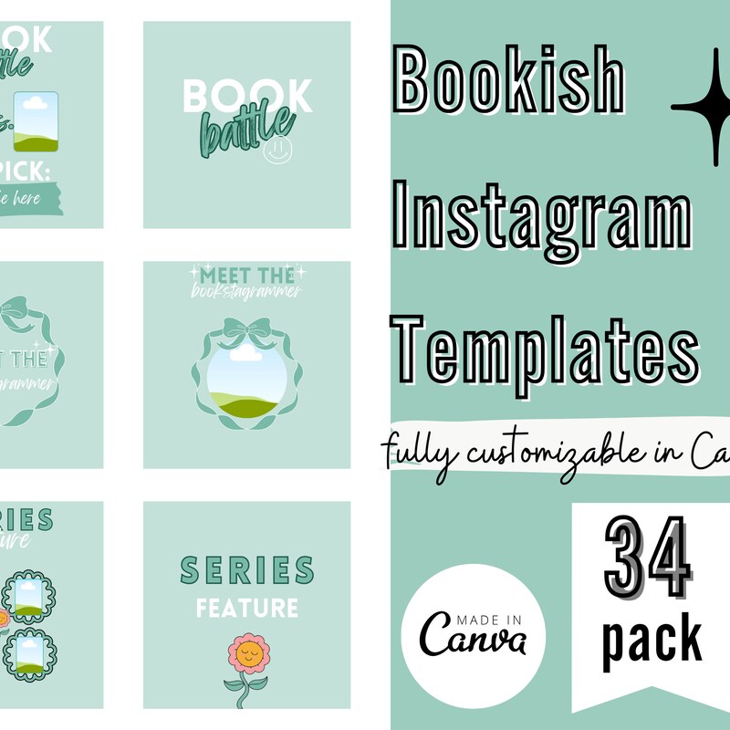 Instagram Template Mint - Etsy