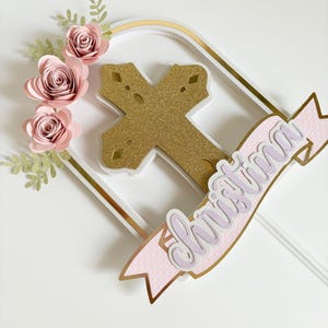 Baptism Cake Topper First Communion Cake Topper Confirmation Cake ...