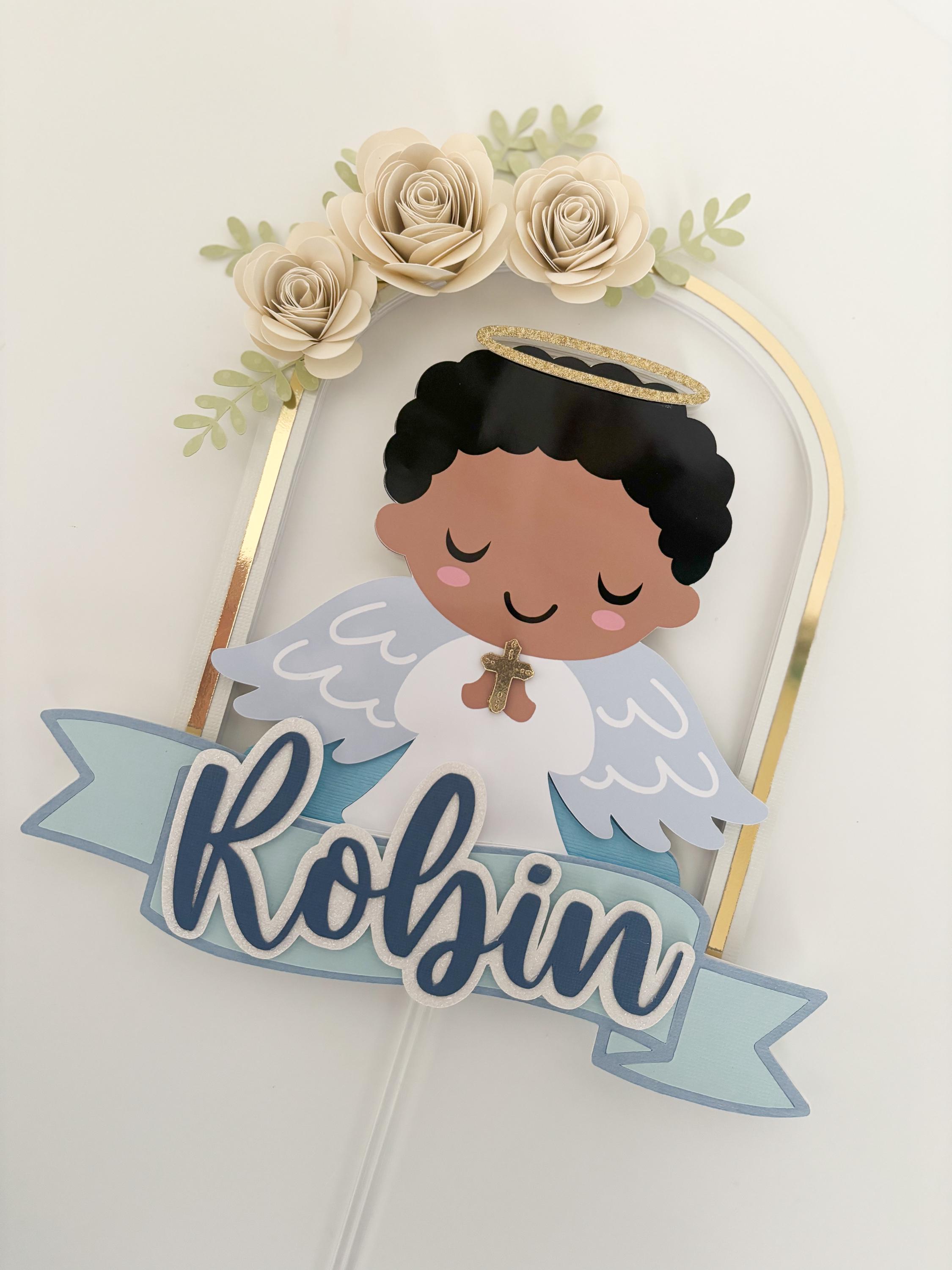 Baptism Cake Topper Christening Cake Topper First Communion Cake Topper ...