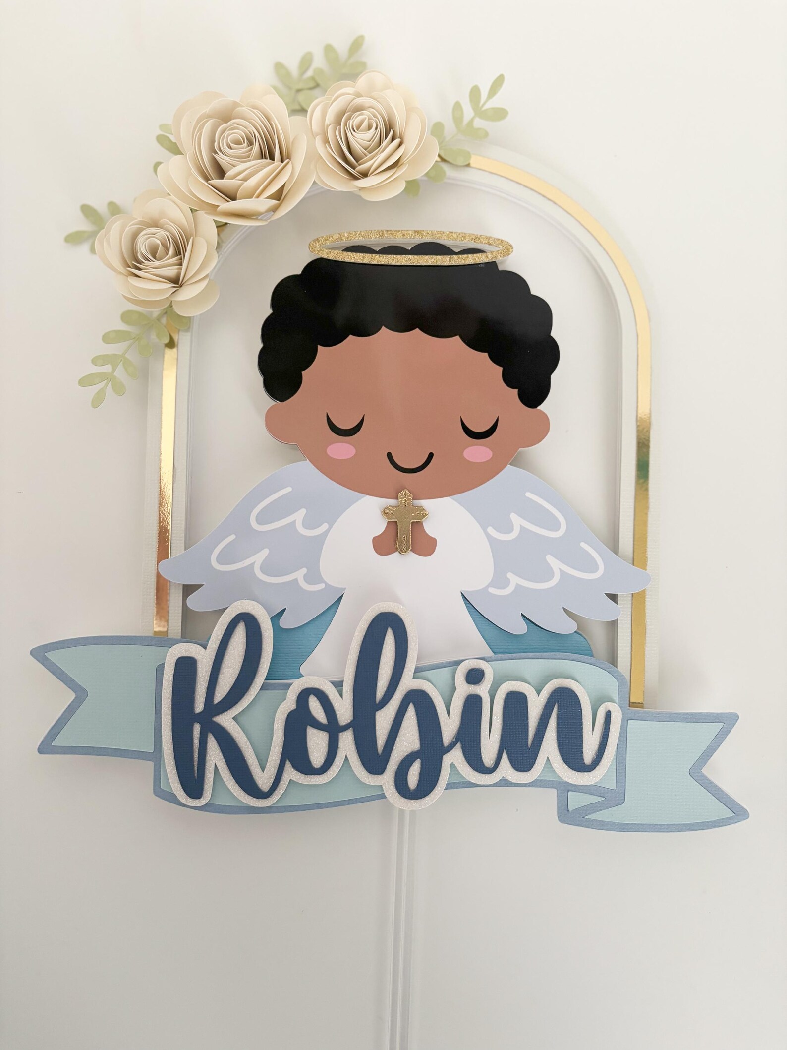 Baptism Cake Topper Christening Cake Topper First Communion Cake Topper ...