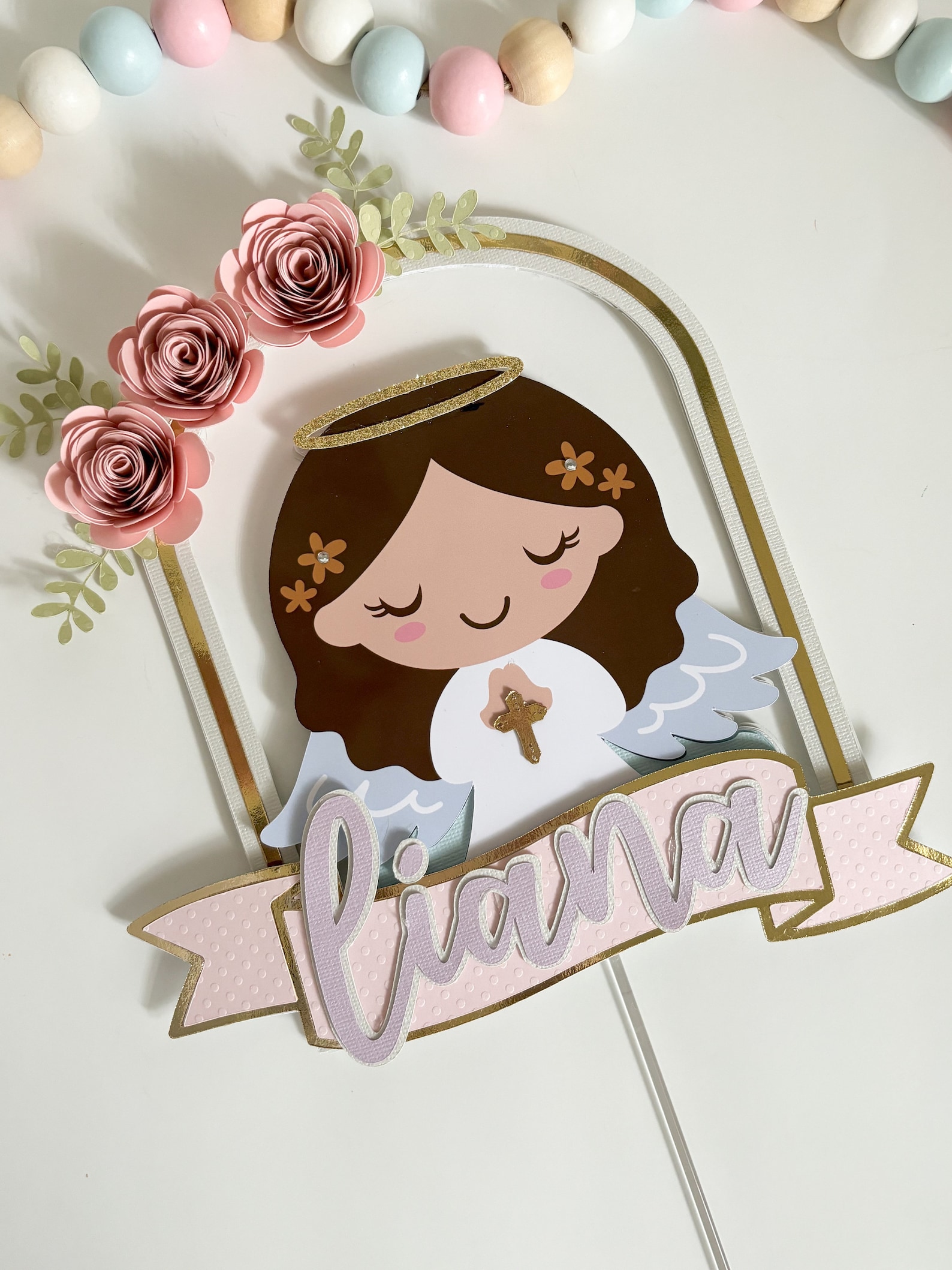 Baptism Cake Topper Christening Cake Topper First Communion Cake Topper ...