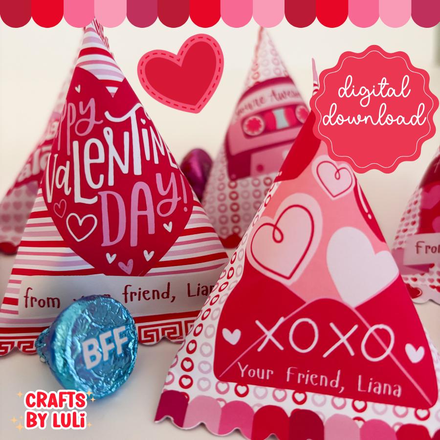 Valentine Candy Wrapper Valentine Chocolate Covers Valentine Candy Bag ...