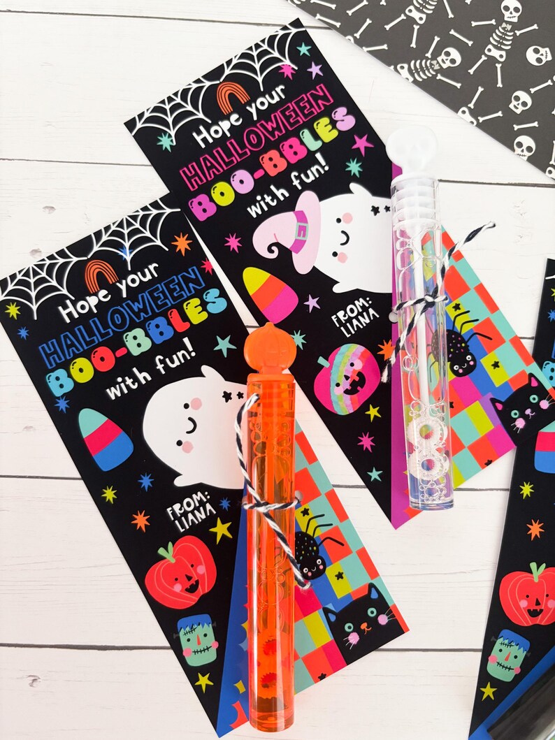 Halloween Bubble Party Favor Halloween Bubbles Halloween Party Favors ...