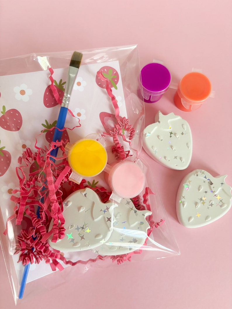 Painting Party Favors Painting Kits Art for Kids DIY Crafts Strawberry ...